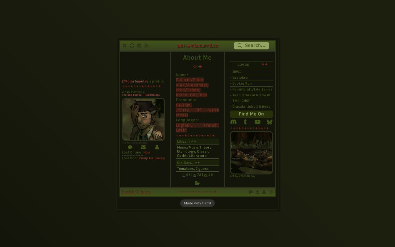 If to love is to be changed, I'm only worsening..." ♫